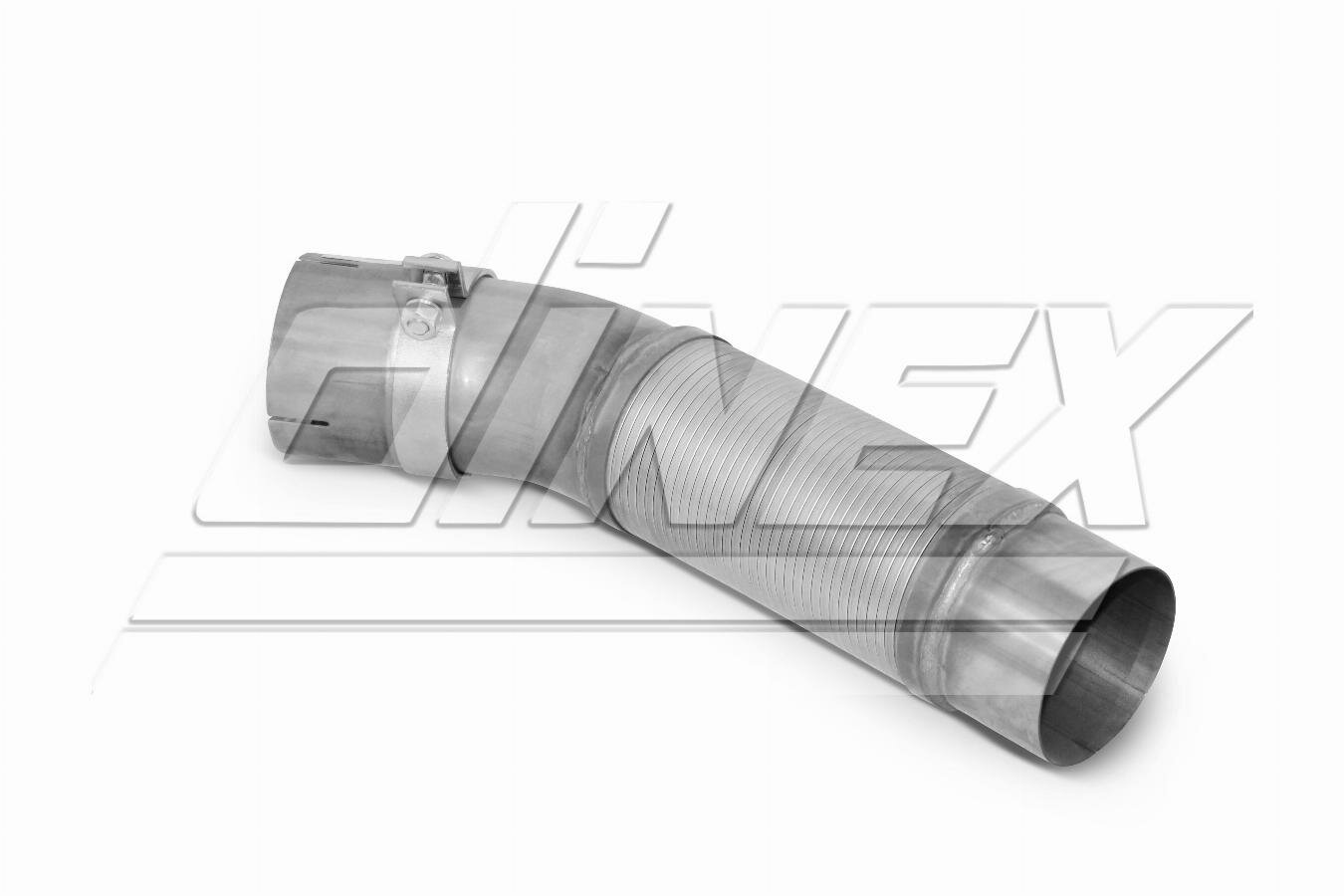 Труба глушителя с гофрой нерж. MB Actros/КАМАЗ-5490 54180 (Dinex)