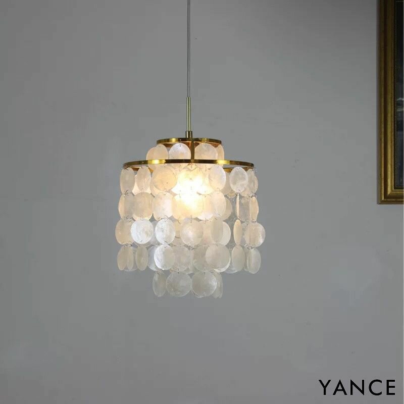 Люстра для столовой/спальни Подвесной светильник, Хрустальная люстра в виде ракушки