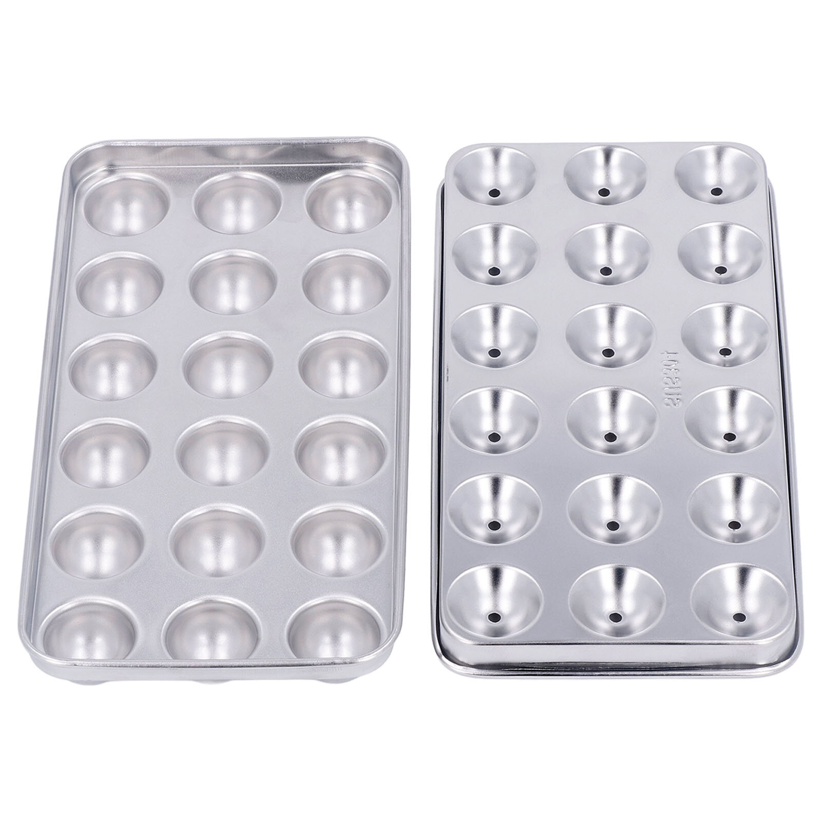 Форма для лотка для льда из нержавеющей стали 304, форма для приготовления ледяных шаров с 18 сетками, форма для круглых шариков для льда для домашнего бара, вечеринки