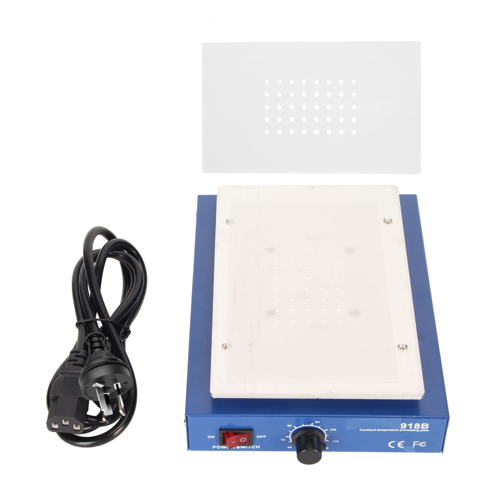 Появка горячей тарелки 450W Светодиодный микрокомпьютер Алюминиевого сплава Электрический предварительный нагреватель
