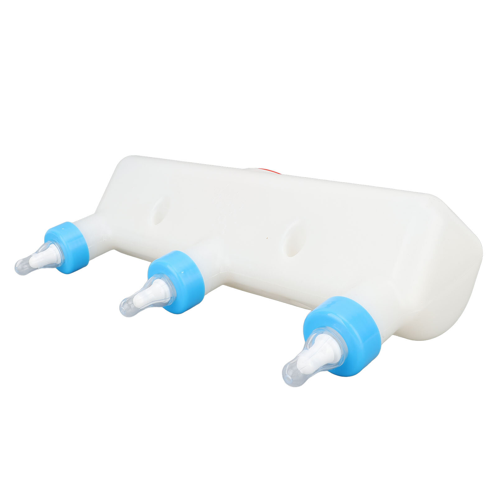 Кормушка для ягнят с 3 сосками, 3 л, пластиковая силиконовая соска для скота, инструмент для кормления молоком для поросят, щенков, коз, телят, фермы