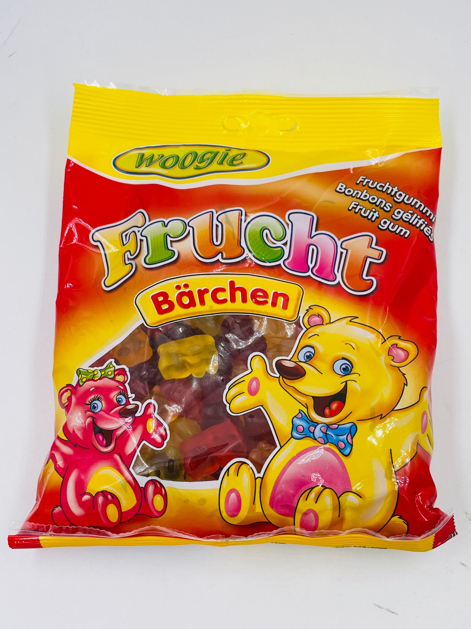 Жевательный мармелад Woogie фрутовые мишки, ассорти, 250 г (Австрия)
