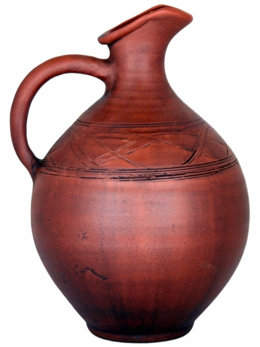 Кувшин грузинский 1 л. + глазурь, глина, керамика, ручная работа