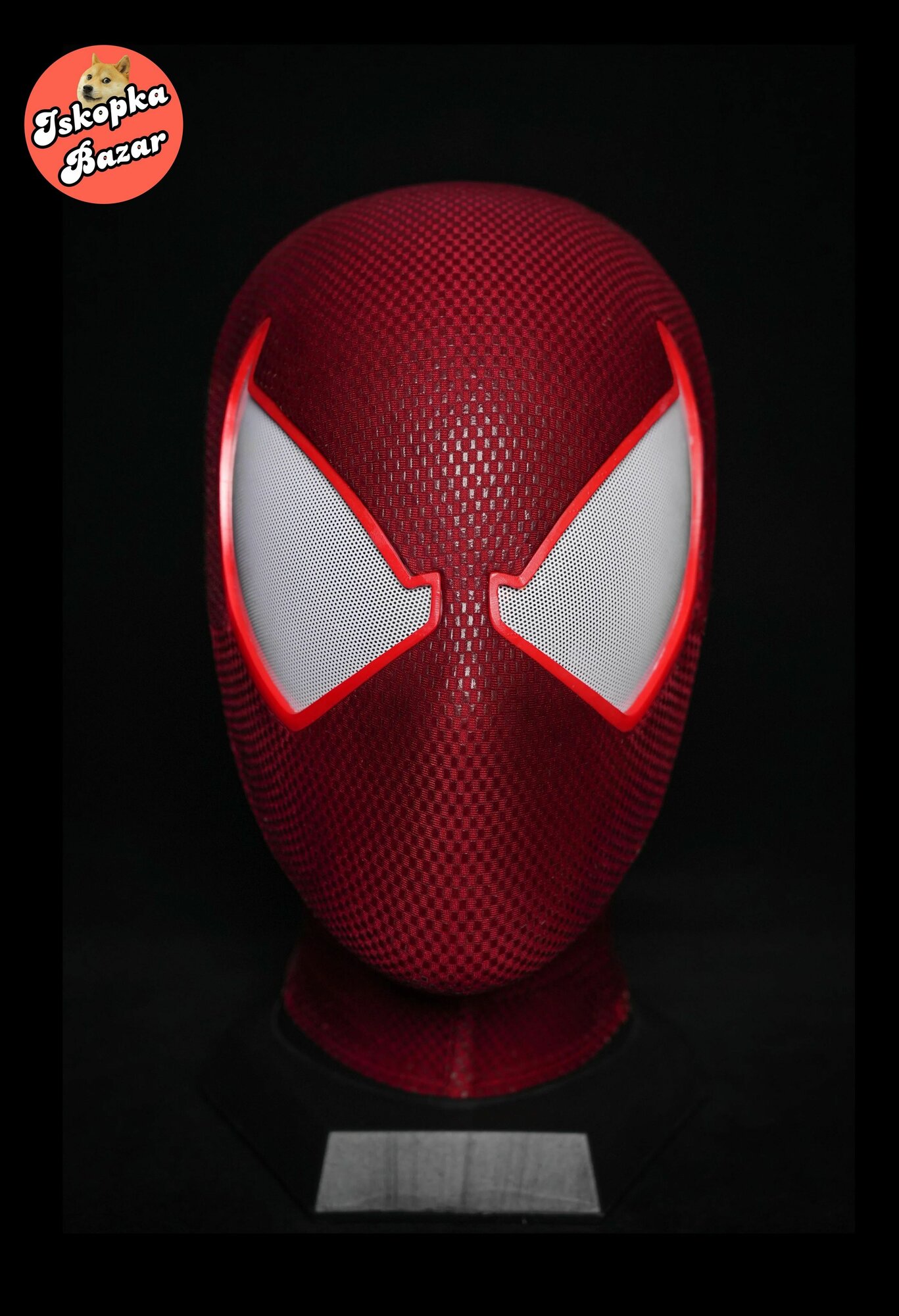 Маска Алый Человек-паук,(для взрослых) носимая копия реквизита для съемок фильмо, , Маска ручной работы, высококачественныйчеловек-паук