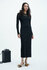 Платье Befree Woman Mix&Match, размер XS, черный