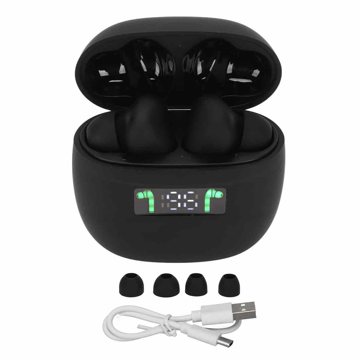 Наушники-переводчики Поддерживают Онлайн-Перевод на 144 языка Беспроводное Устройство-Переводчик с Цифровым Дисплеем Черного Цвета