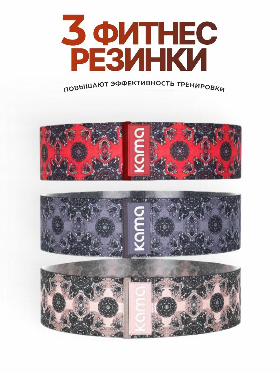 Резинки для фитнеса COVER / Kama