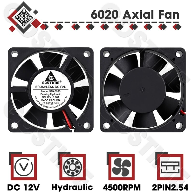 Gdstime GDA6020 вентилятор для 3D принтера