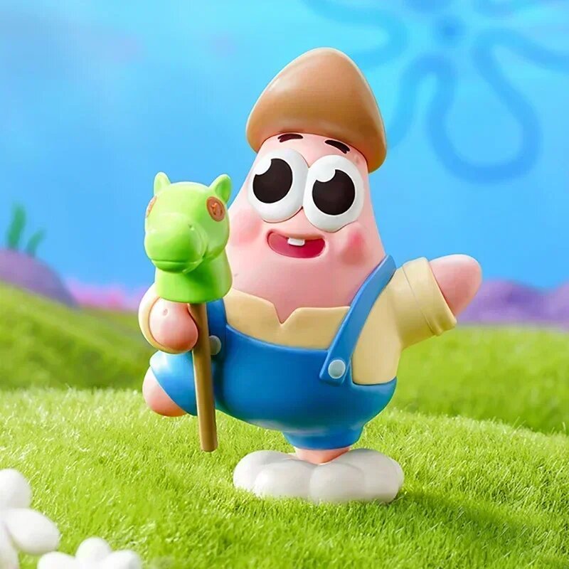 POP MART Губка Боб Лучшие Друзья Фигурки Ranch Star