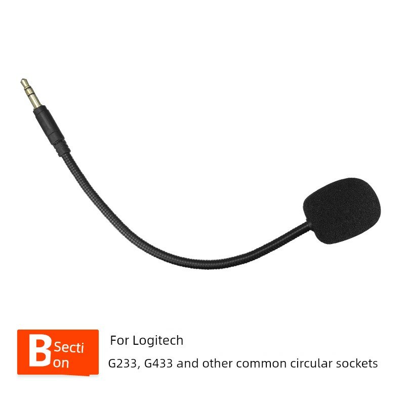 Logitech игровой микрофон совместимый с G233, G433, G Pro Wireless - USB-микрофон для наушников, шумоподавление,