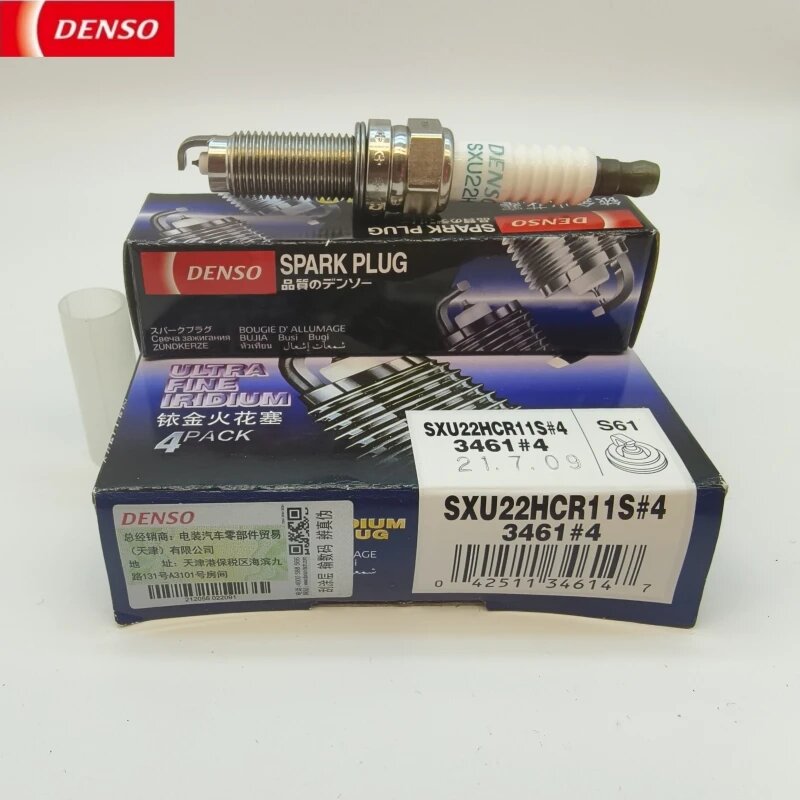 4/6 шт. OE: 21290-R40-A02, оригинальная свеча зажигания DENSO SXU22HCR11S 3461, для Honda CR-V 6PCS