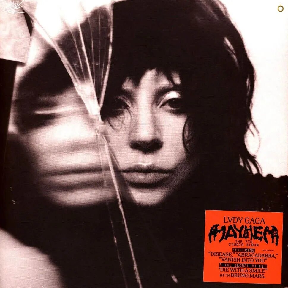 Виниловая пластинка Lady Gaga - Mayhem Black Vinyl (2LP) в заводской упаковке, Interscope Records