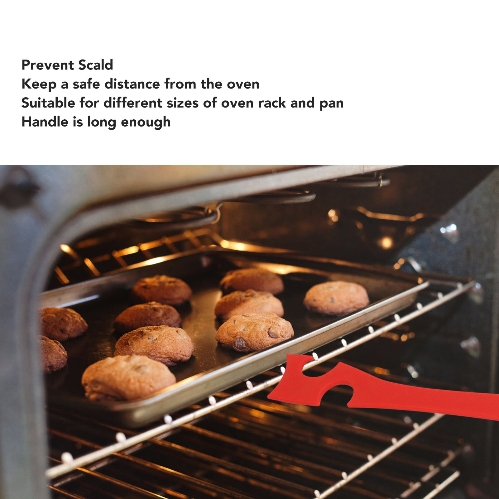 2 шт. подставка для духовки, двухтактный инструмент, 11 дюймов, длинная ручка, защита от ожогов, кухонная духовка, подставка для тостера, двухтактная палка