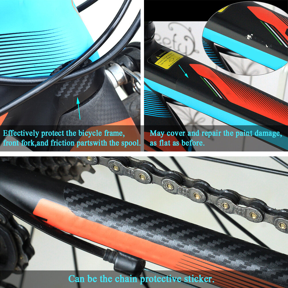 10шт защитная пленка для рамы горного велосипеда, устойчивая к царапинам, наклейка-протектор для вилки и перьев цепи.