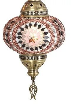 Турецкая мозаичная люстра, потолочный подвесной светильник, 17cm больших глобуса декоративная лампа