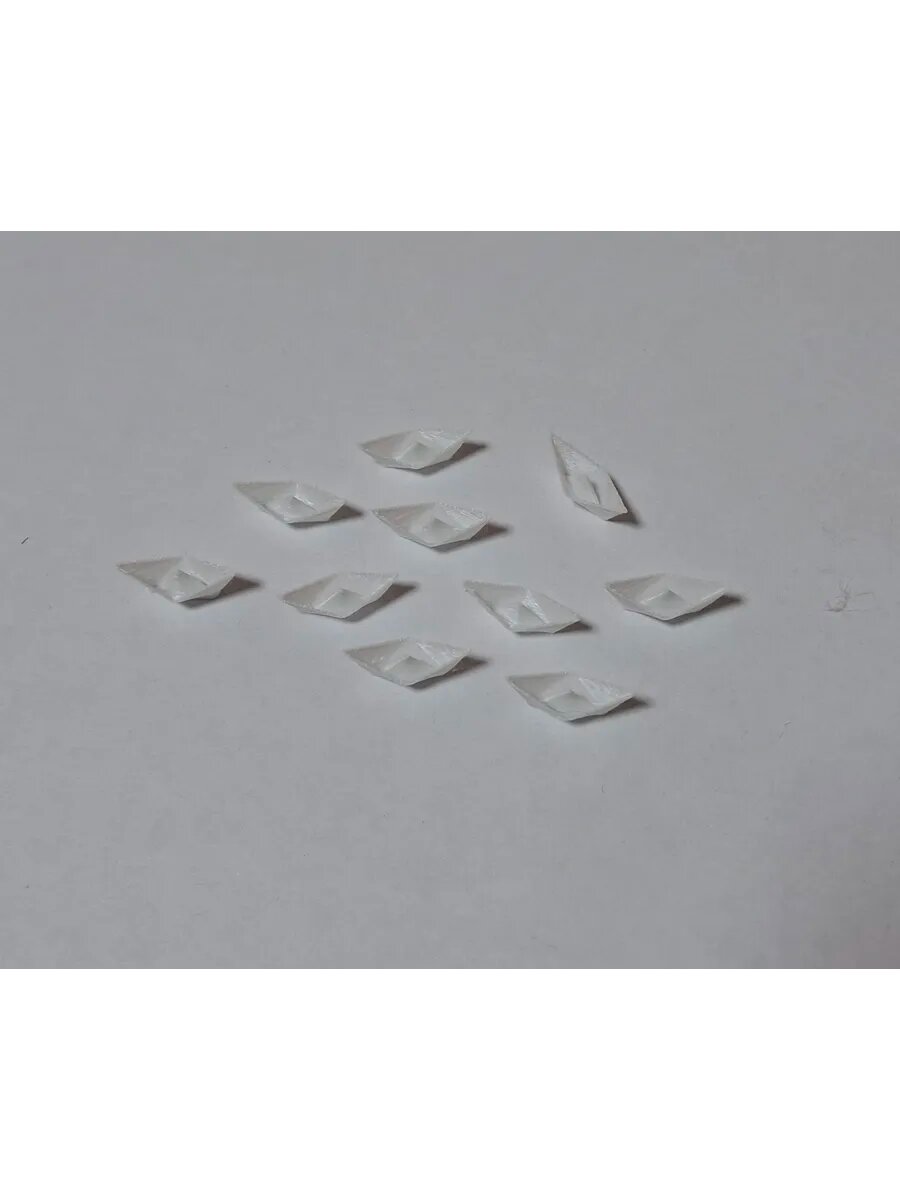 Набор миниатюр "Бумажный кораблик"- 10 шт для ватной игрушки