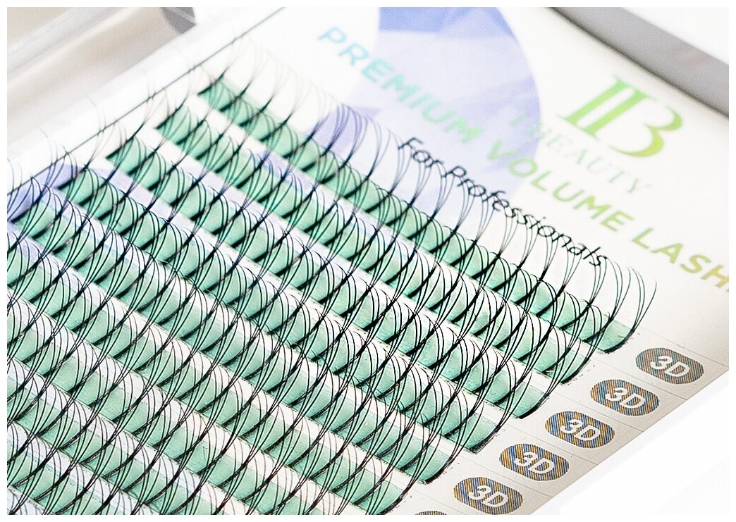 Ресницы Пучковые I beauty 3D, C, 0.10, 9-12 mm