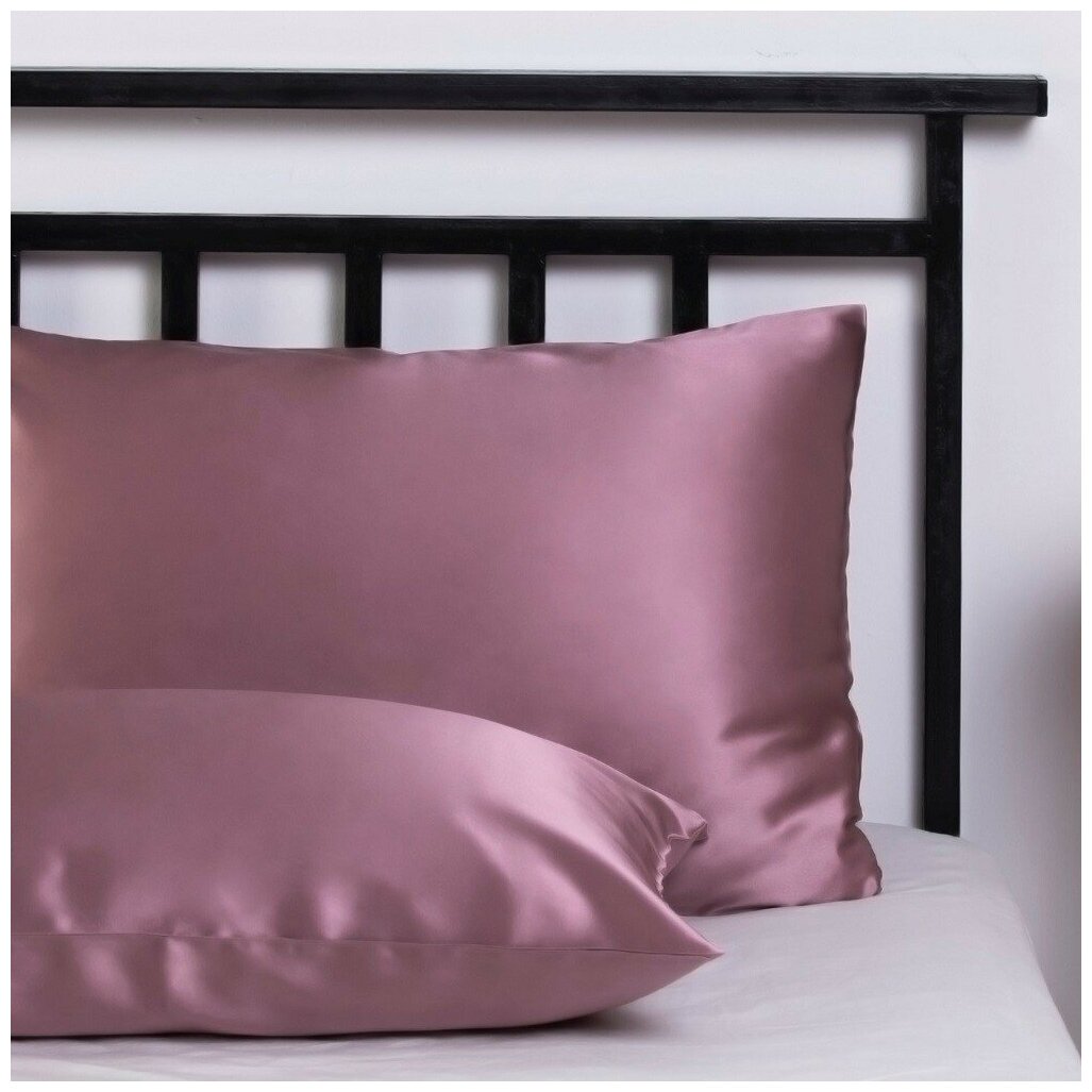 Наволочка с запахом из натурального шелка David Gray 50х70 Прованс