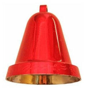 Колокол красный набор из 4 шт. 10 см, SNOWHOUSE BL4-S10R