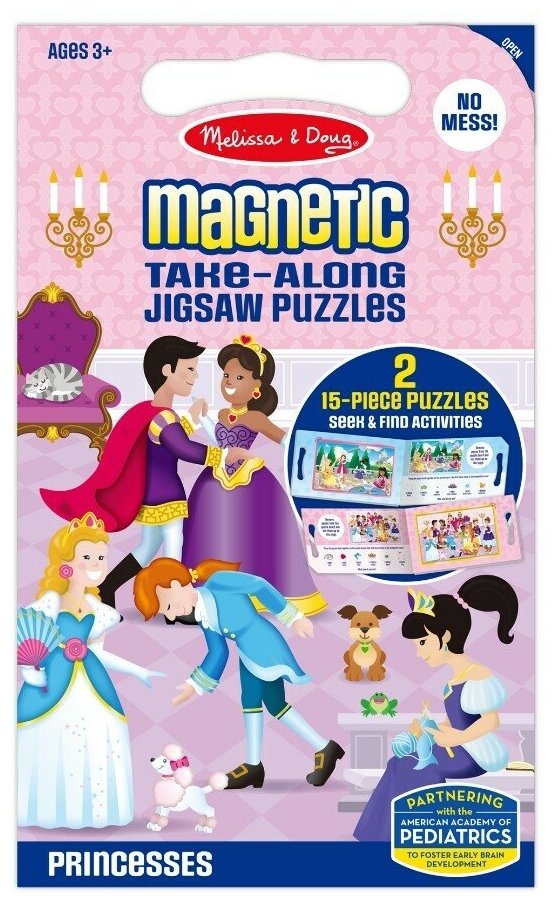 Набор пазлов на магнитной основе Принцессы Melissa & Doug