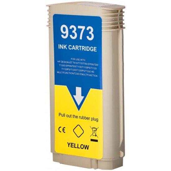 Струйный картридж NV Print 72 (NV-C9373A) Yellow для HP DesignJet T1100, T1120, T1200, T1300, T610, T620, T770, T790, T2300, T795 (130 мл)