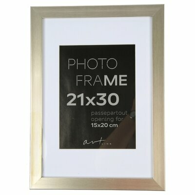 Рамка пластиковая Gloria Silver 21x30 37339, 841817