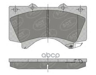 Колод. торм. задн. TOYOTA LAND CRUISER J200 07-/12-/LC PRADO 150 10- /LEXUS LX570 07- SCT арт. sp400