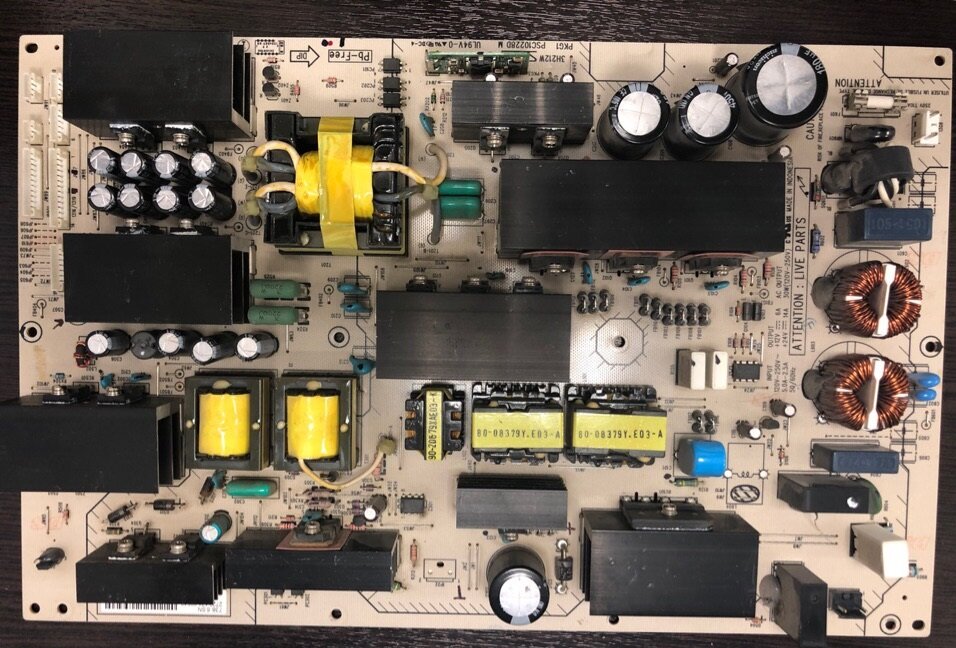 PowerBoard ( psc10228d m, 2722 171 00543) для телевизора Philips 52pfl9632d Б/У с разбора