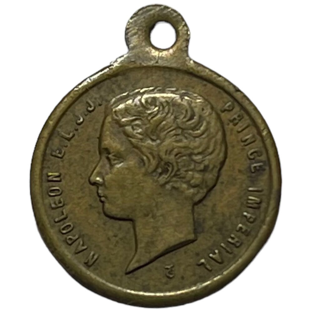 Франция, медальон "Наполеон IV Эжен Луи Жан Жозеф. Старшина 1-ого гренадерского полка" 1861-1870 гг.