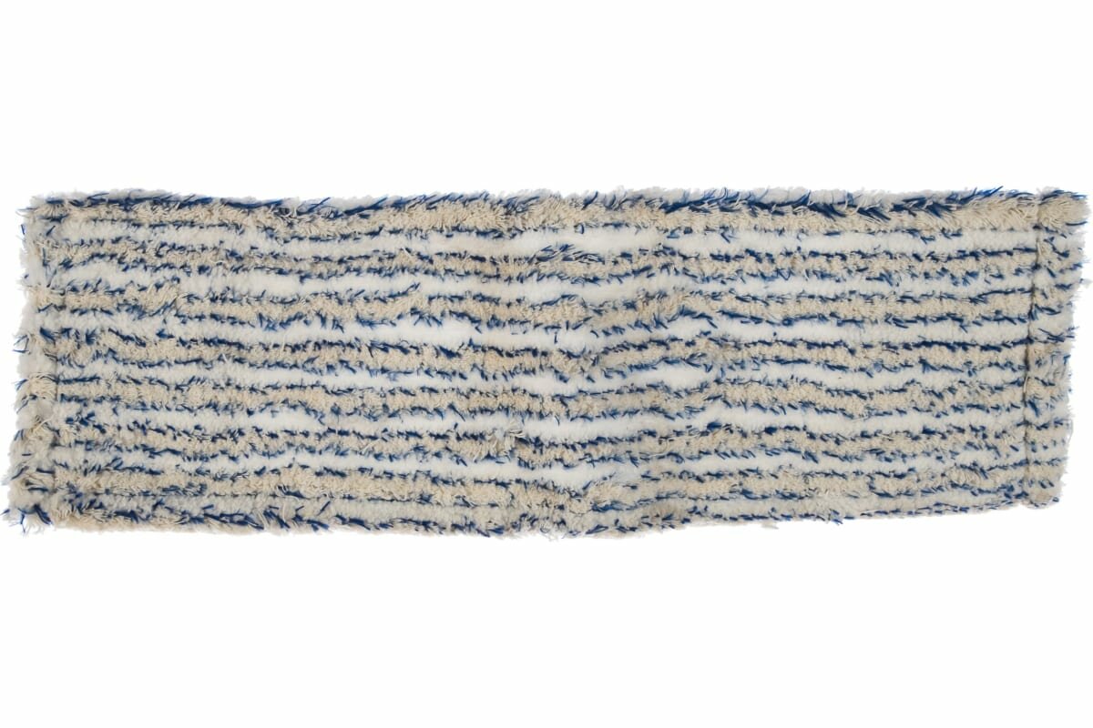 A-VM МОП плоский комби, 50х14 см, микрофибра+хлопок+мягкий абразив, ухо+карман KO3609