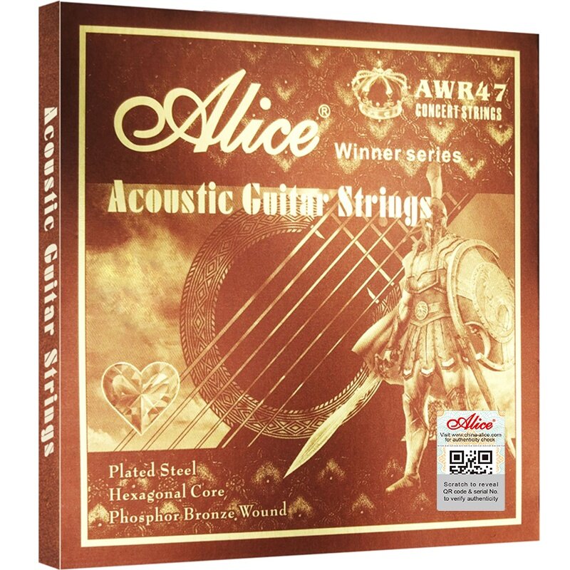 Струны для акустической гитары Alice AWR47-SL, фосфорная бронза, 11-52