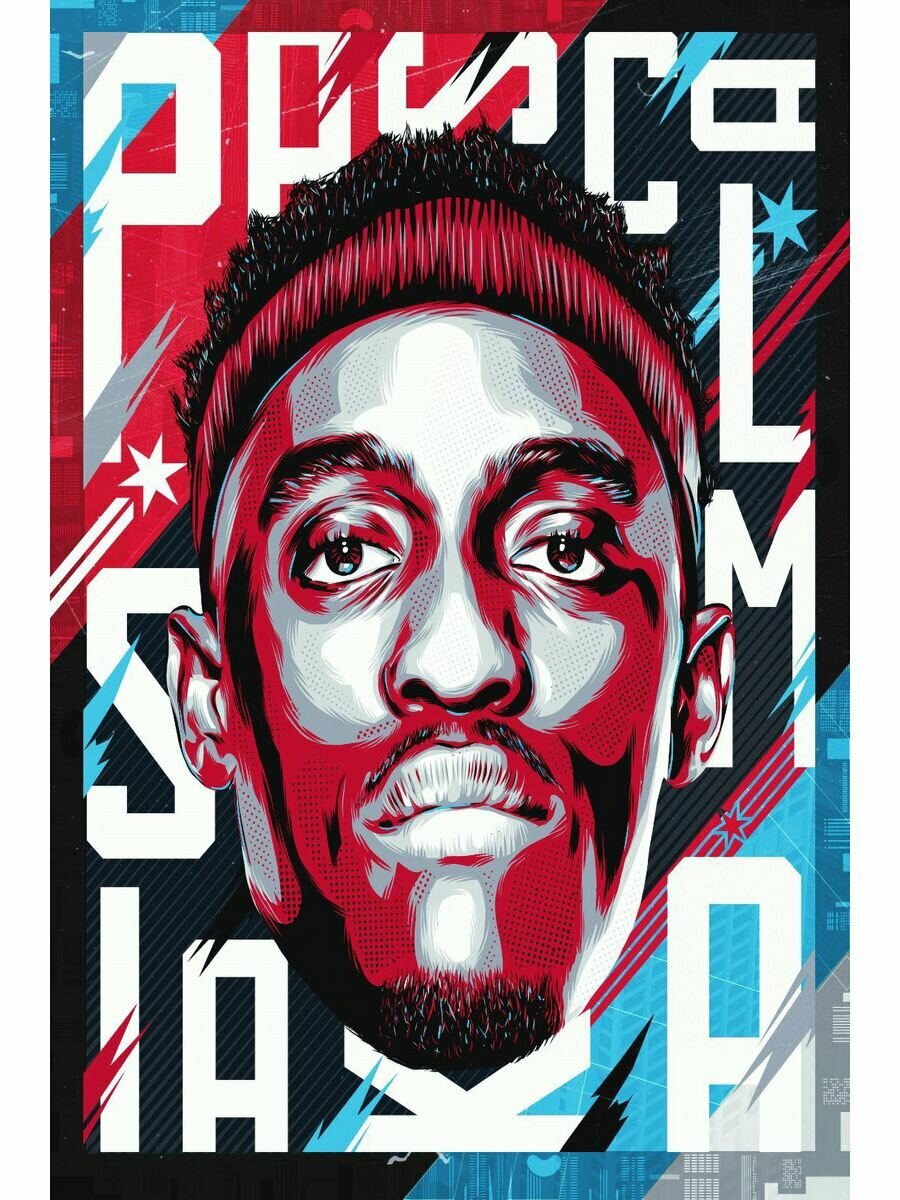 Постер "NBA Art. Паскаль Сиакам"