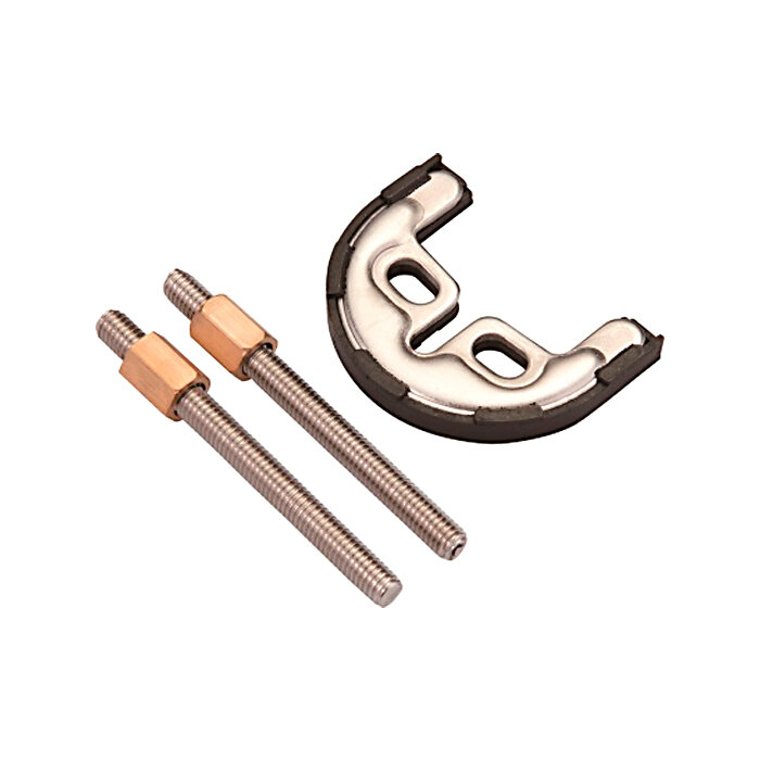 Монтажный набор LEDEME LH102, универсальный, металл, нержавеющая сталь, черный