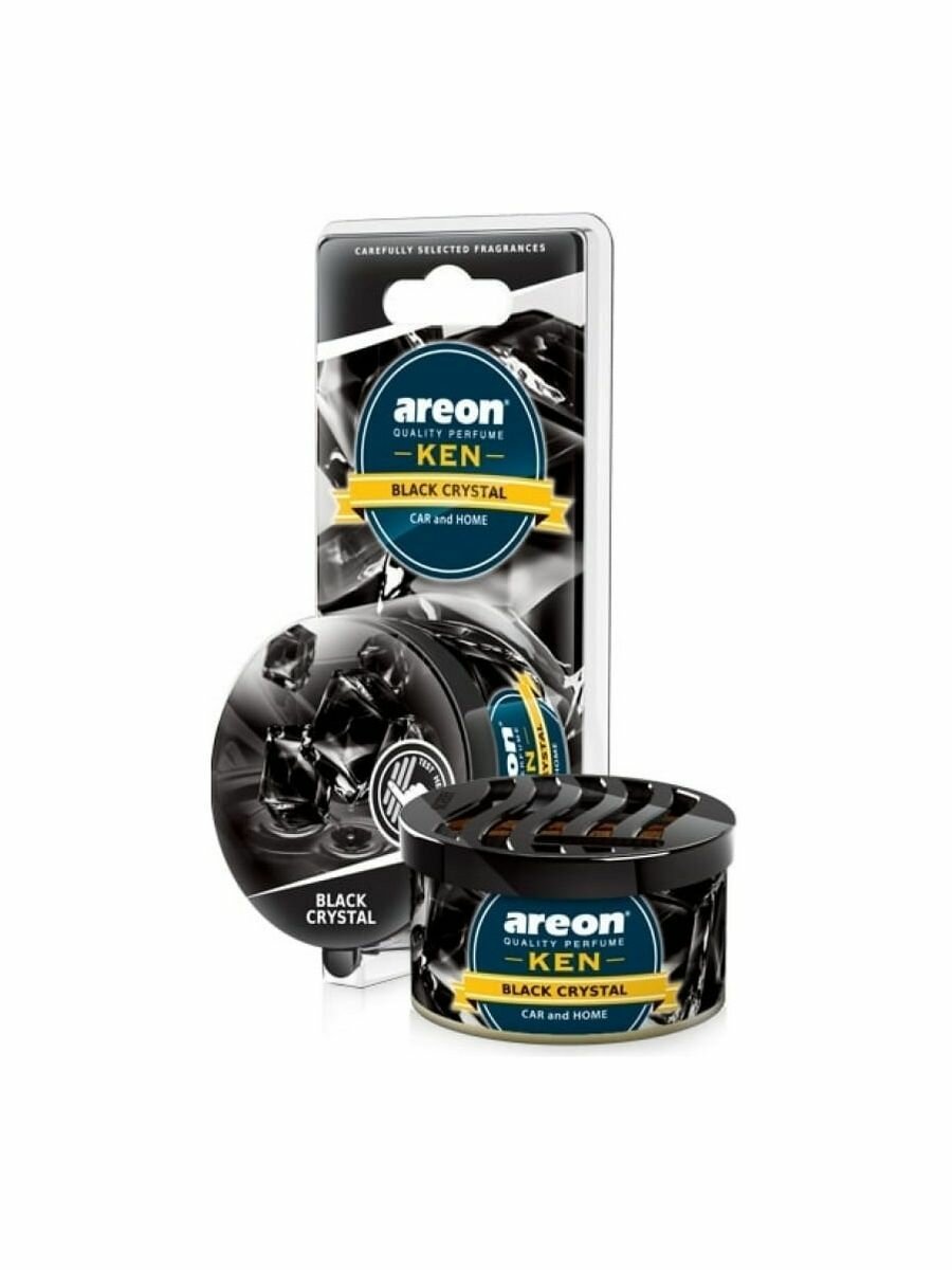 Ароматизатор для автомобиля "GEL KEN BLISTER" Черный кристалл AREON