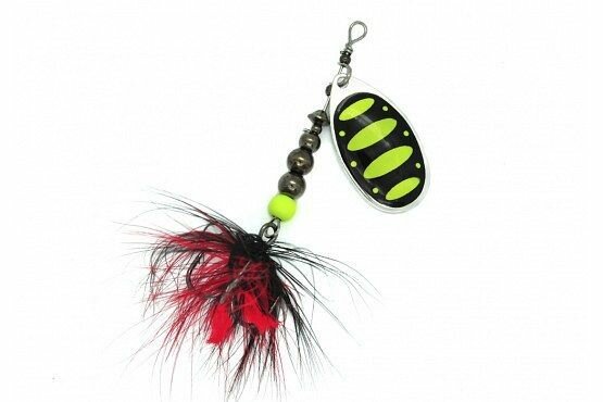 Блесна вращающаяся Lucky John SPIN-X ROUND-02, вес 5.0гр # CR