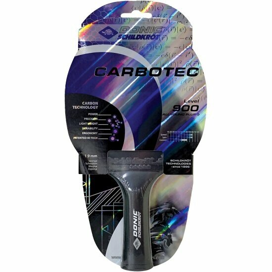 Ракетка для настольного тенниса Donic -Schildkrot Carbotec 900, carbon