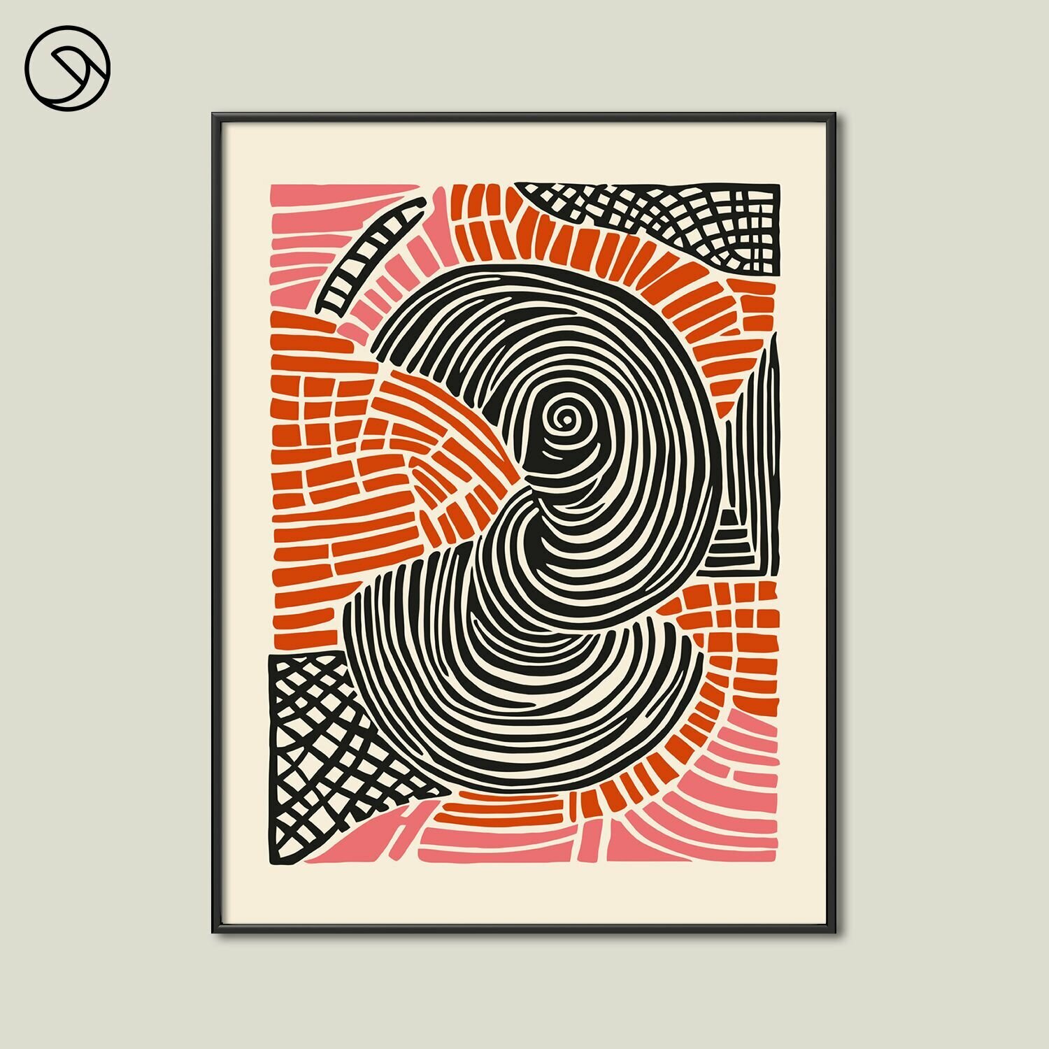 Постер в раме 50х70 Postermarkt, Арт Абстракция №2