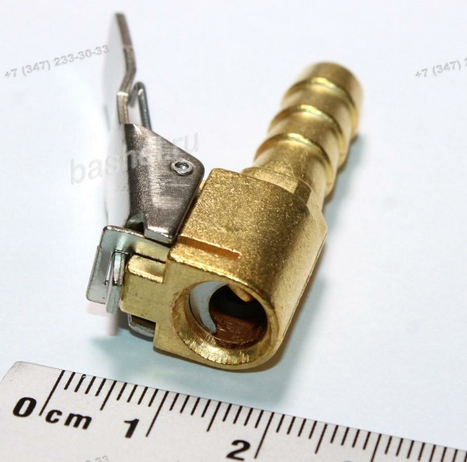 Наконечник шланга подкачки, насоса (прямой) латунь большой