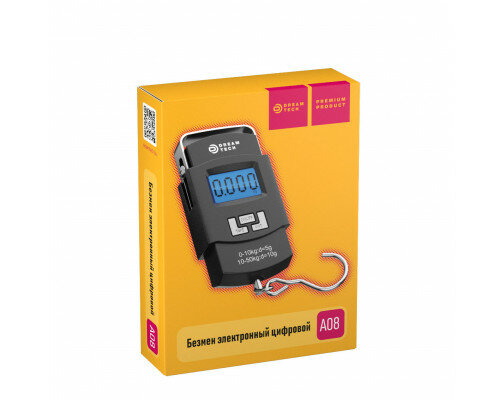 Безмен A08 LED-дисплей (50kg/10g) BLACK DREAM