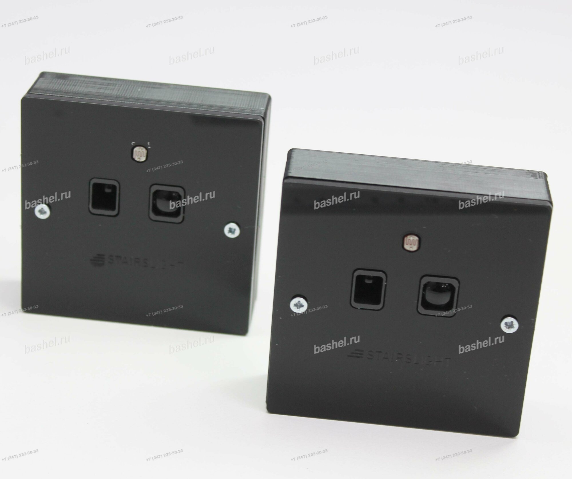 Датчик движения и освещенности SLS-IR накладной, чёрный, Uzens