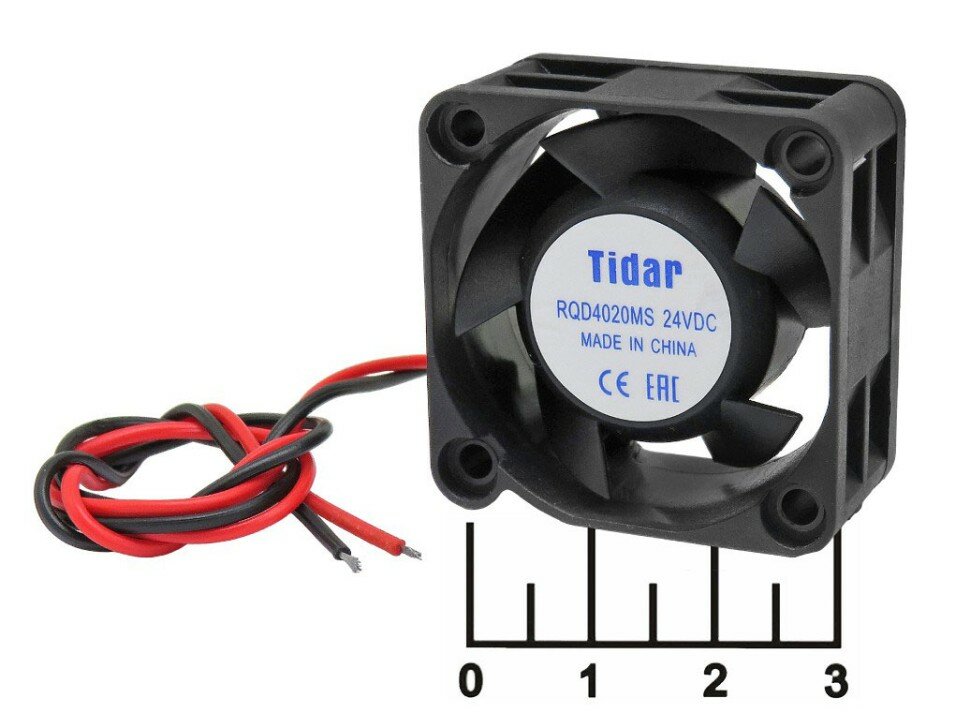 Вентилятор 24V 0.09A 40*40*20мм RQD-4020MS