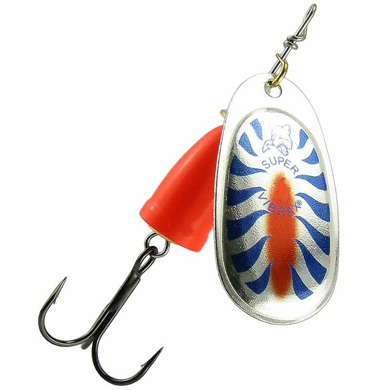 Блесна Vibrax Fluorescent 3 (Blue Fox), вращ, 8гр - BFR