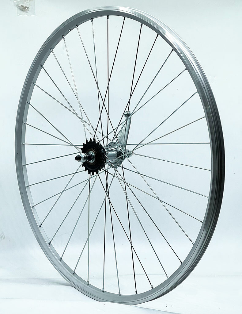 Колесо заднее 28" VD, гайки, 1 ск, ножной тормоз