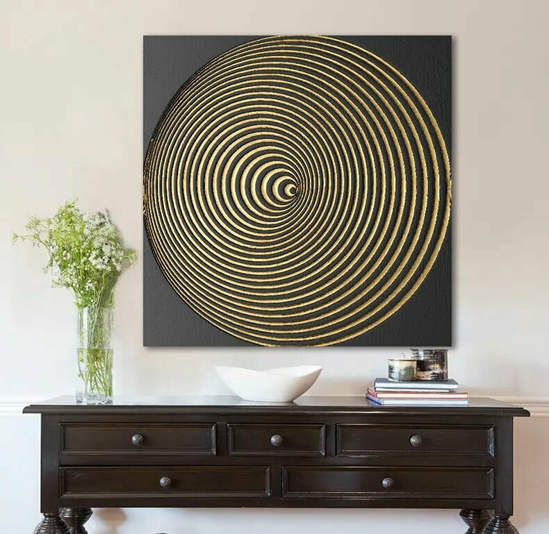 Картина абстракция для интерьера, абстрактные картины для интерьера, 50х50 см.