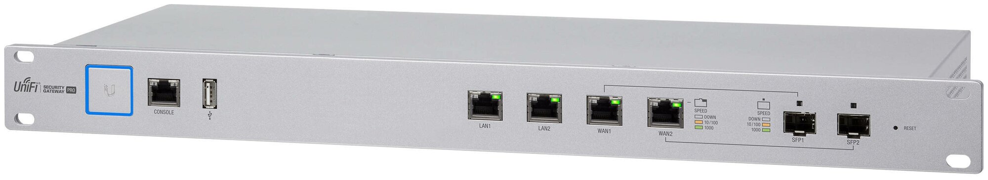 Б/У Сетевой шлюз Ubiquiti UniFi Security Gateway USG-PRO-4 2хRJ45 1G 2хRJ45/SFP