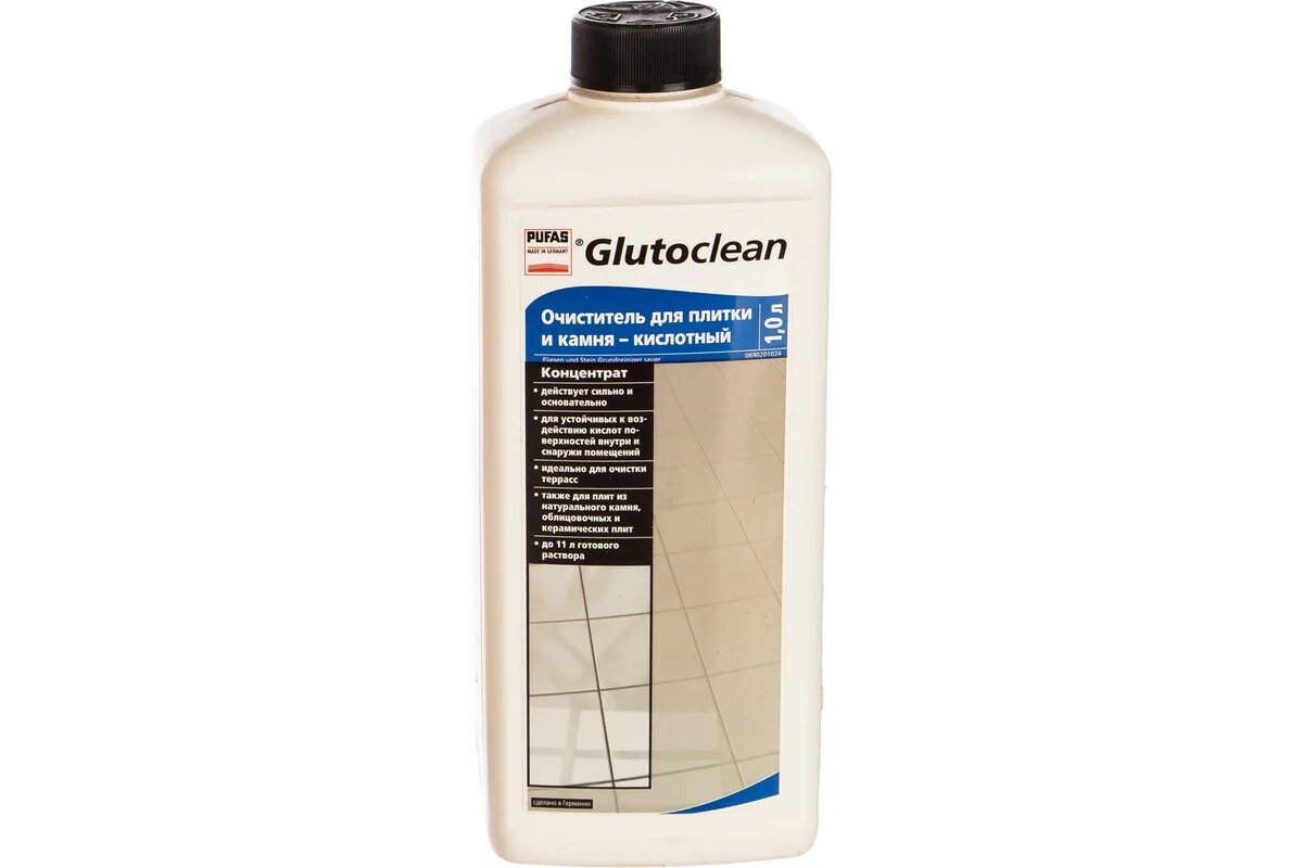 Кислотный очиститель плитки и камня Glutoclean 035203092 для устранения налета
