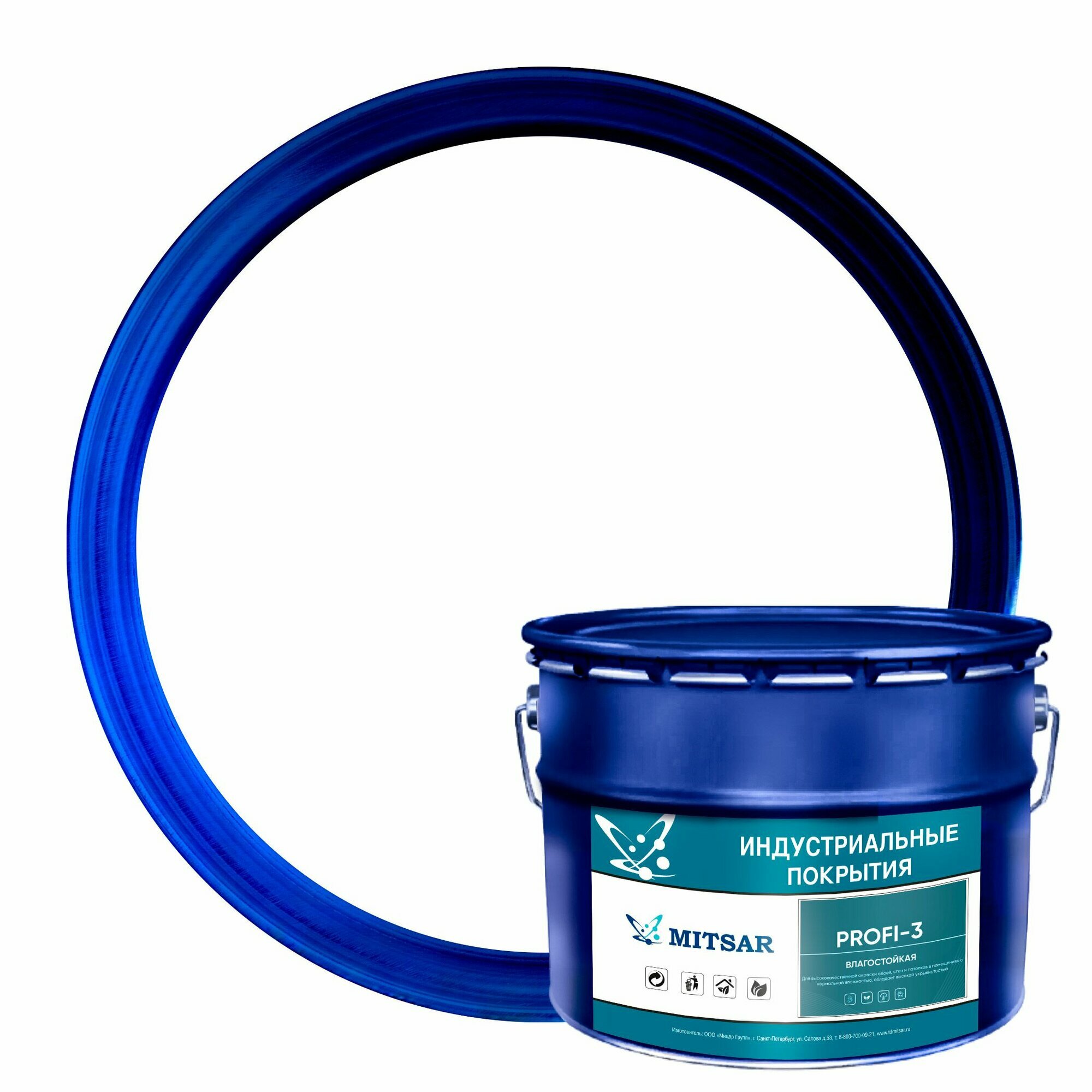 Краска Профи-3 для помещений с нормальной влажностью 13кг