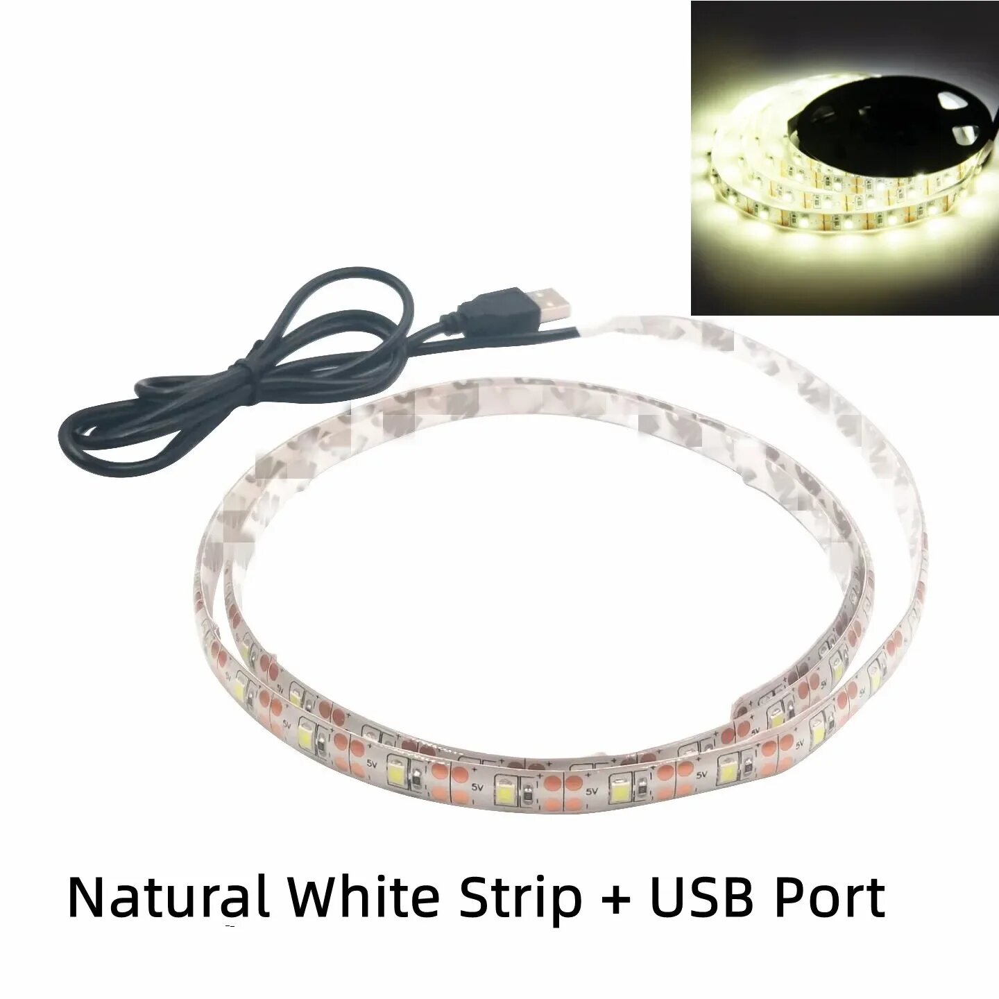 Светодиодная лента Natural White, 1 Meter, Белый