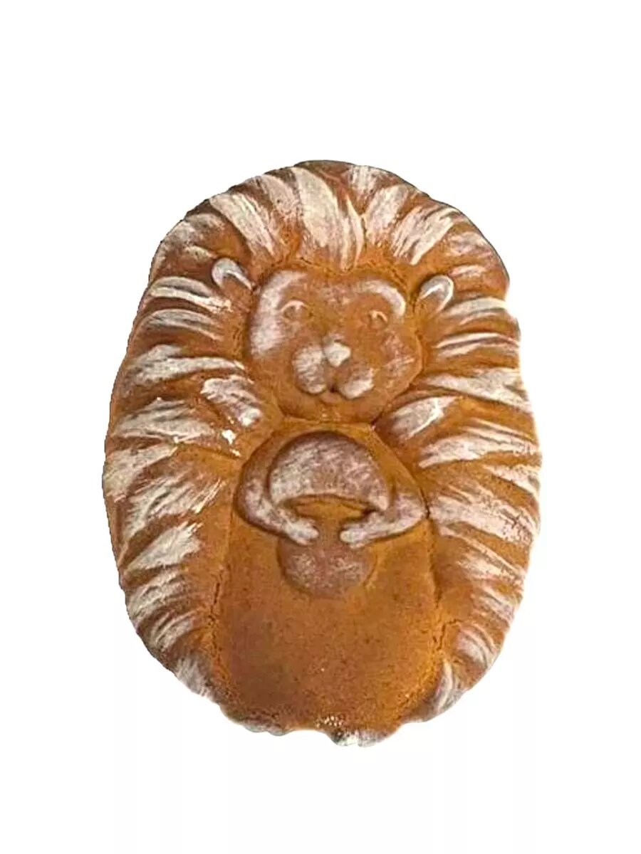 Пряник печатный с брусничной начинкой ёжик, 200г