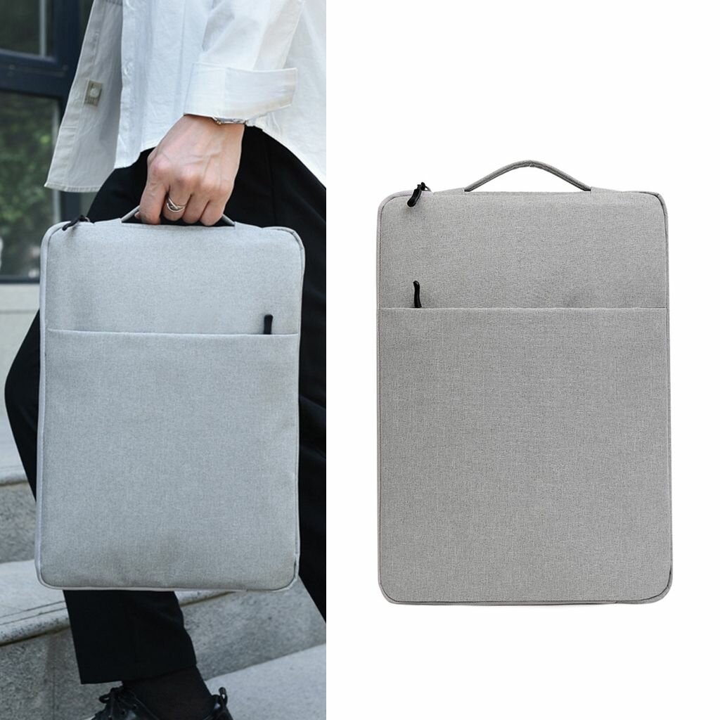 (1шт) Портативная сумка для ноутбука с вкладышем для планшета-серая-11 дюймов /12 дюймов